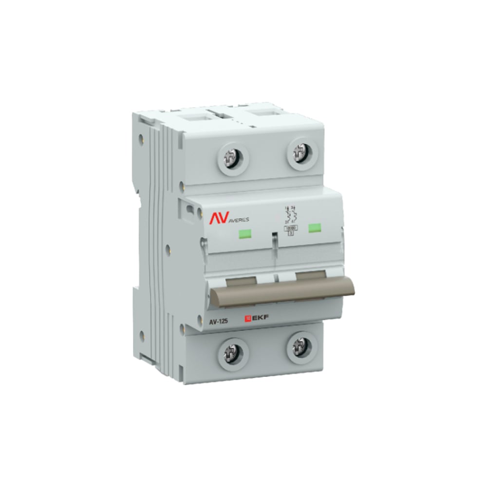 Автоматический выключатель EKF AV-125 2P 125A (C) 10kA AVERES mcb125-2-125C-av - выгодная цена ...