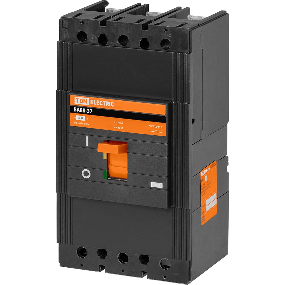 Автоматический выключатель TDM ELECTRIC ВА88-37, 3Р, 400А, 35кА SQ0707 ...