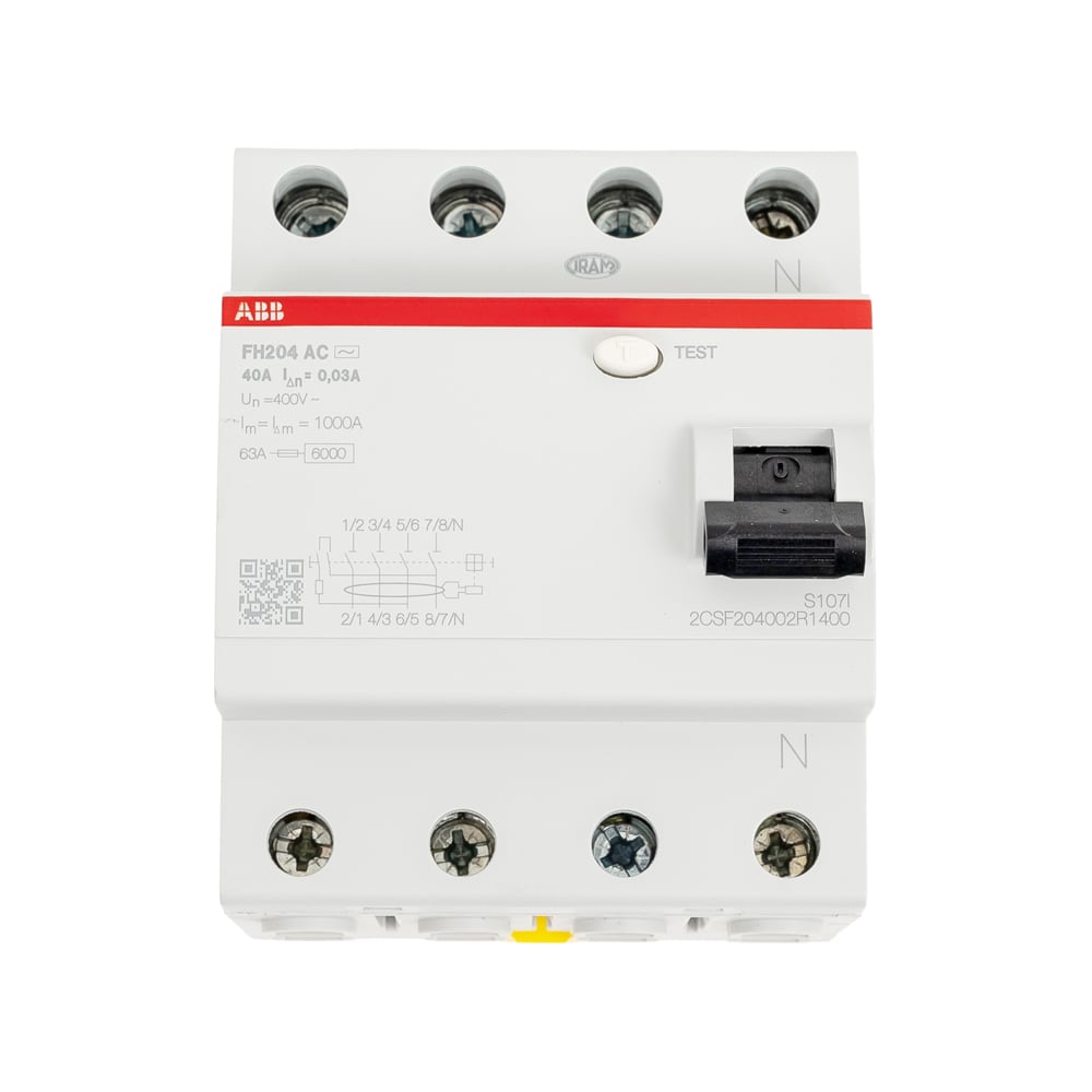 Выключатель дифференциального тока ABB 4 модуля FH204 AC-40/0,03 2CSF204002R1400 - выгодная цена ...
