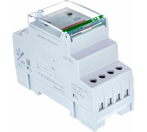 Реле напряжения F&F CP-721, индикация напряжения в сети EA04.009.003 - выгодная цена, отзывы ...