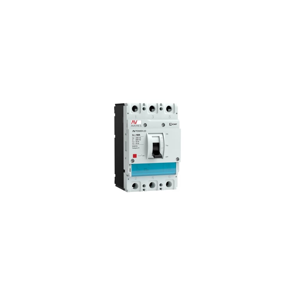 Автоматический выключатель EKF AV POWER-2/3 160А, 35kA, TR 1 шт. mccb ...