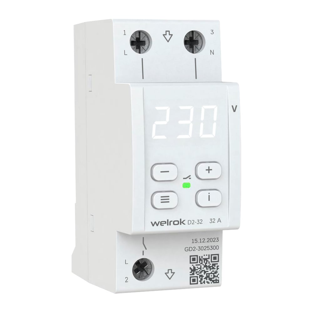 Реле напряжения Welrok D2-32 4660251140076 - выгодная цена, отзывы ...