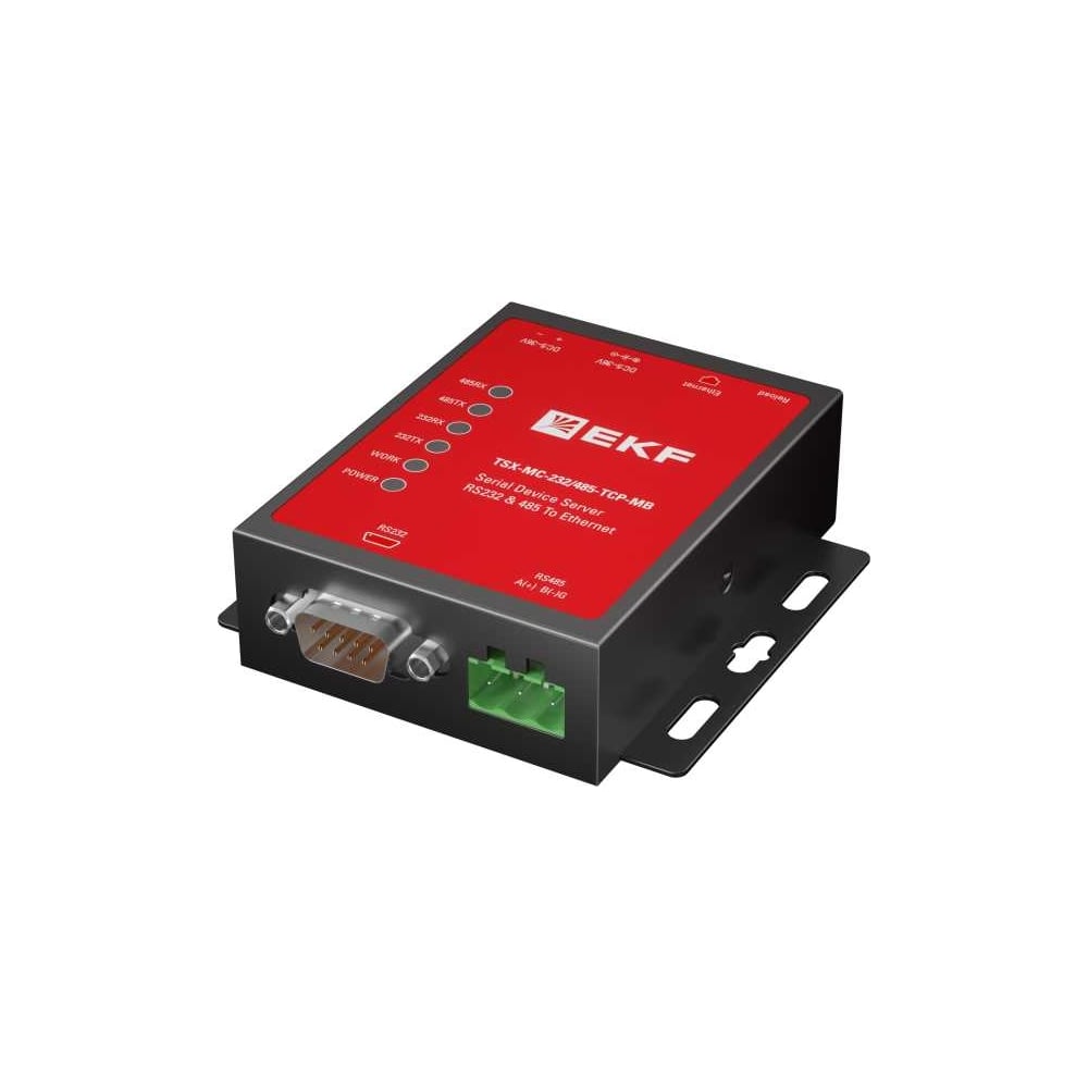 Преобразователь EKF RS-232/485 в Ethernet, Modbus TCP/RTU/ASCII TSX TSX ...