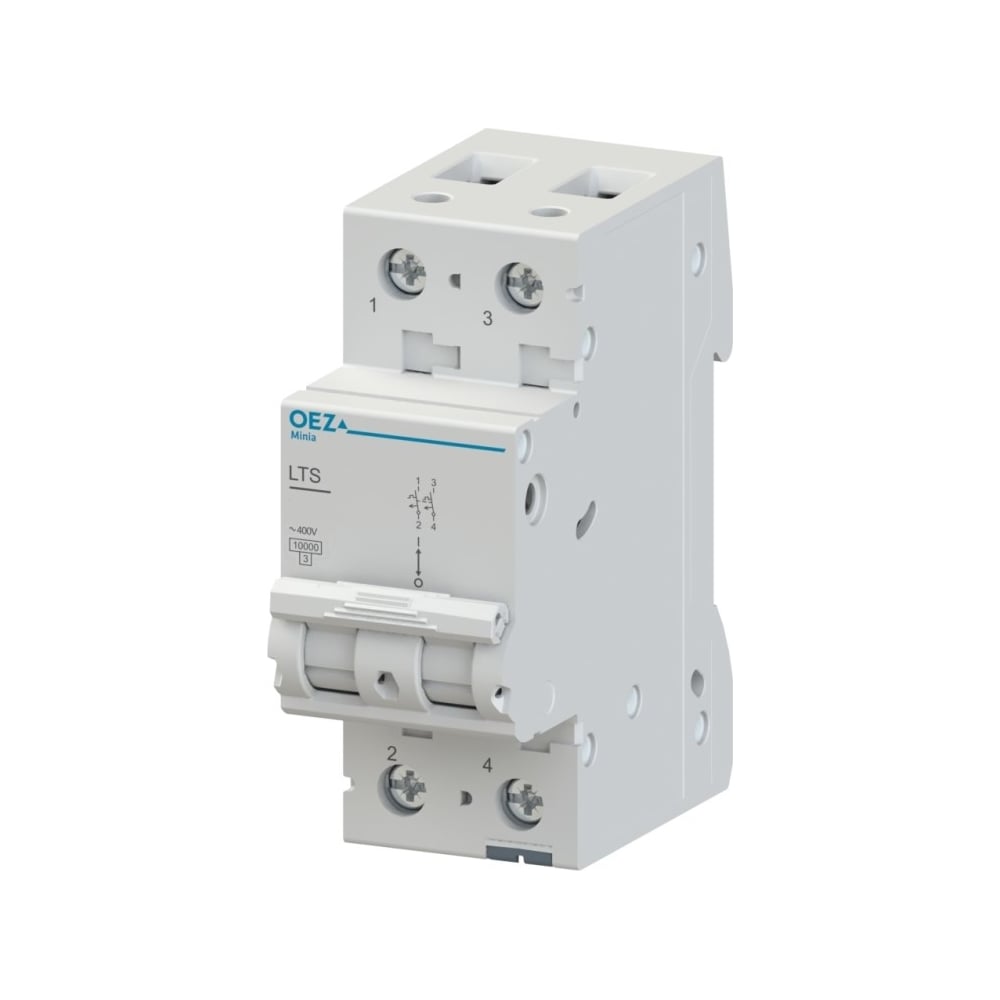 Автоматический выключатель OEZ серия LTS, 2p, 6А, кривая D, 10кА, PI ...