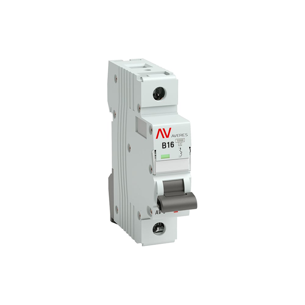 Автоматический выключатель EKF AV-10, 1P, 16A (B), 10kA, AVERES mcb10-1 ...