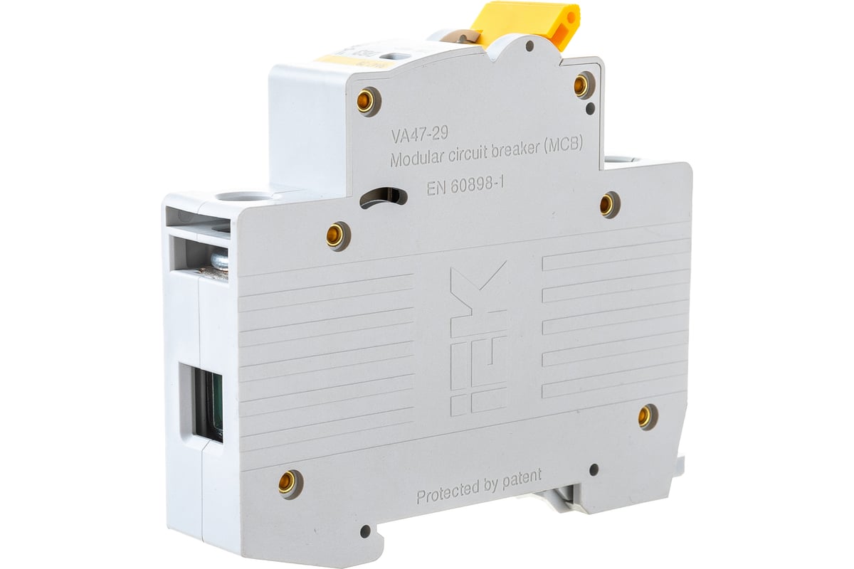 Автоматический выключатель IEK ВА47-29 1Р, 63А, 4,5кА, характеристика D MVA20-1-063-D - выгодная ...