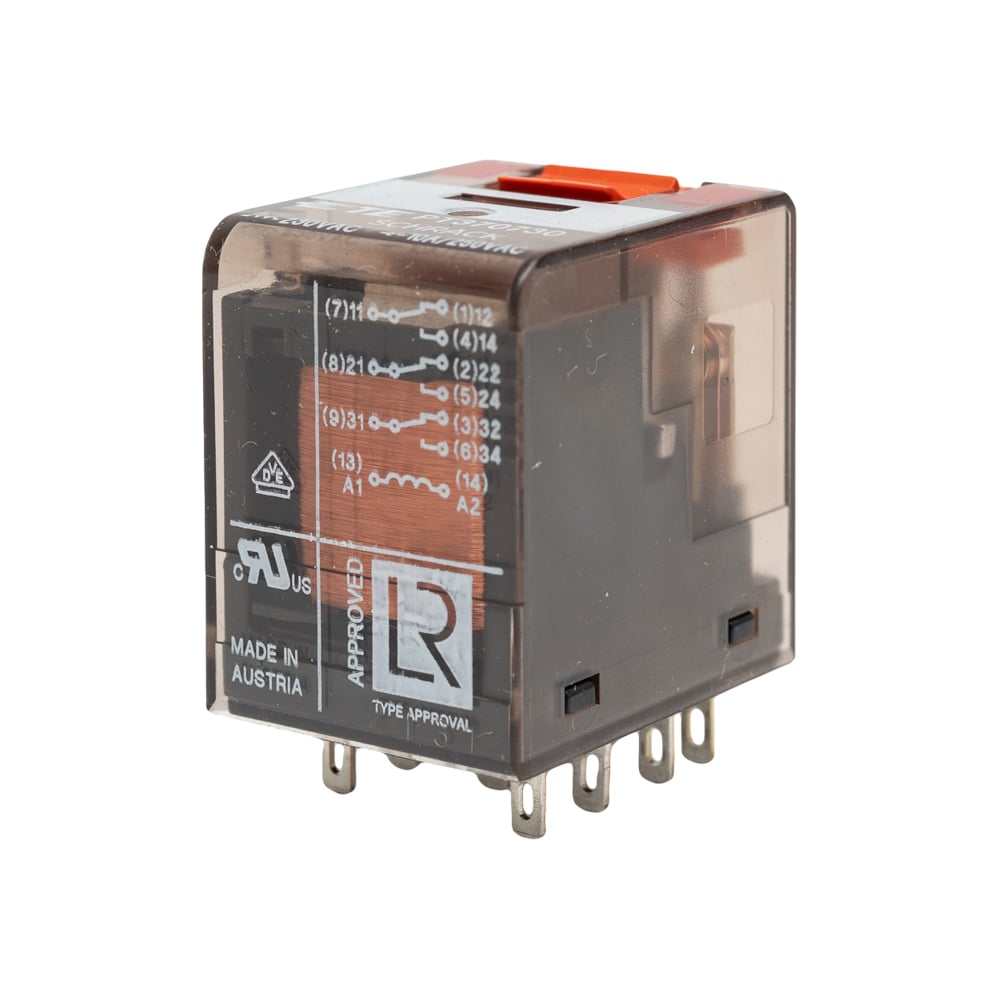 Промежуточное реле Schrack Technik PT, 3 переключающих контакта, 10А ...