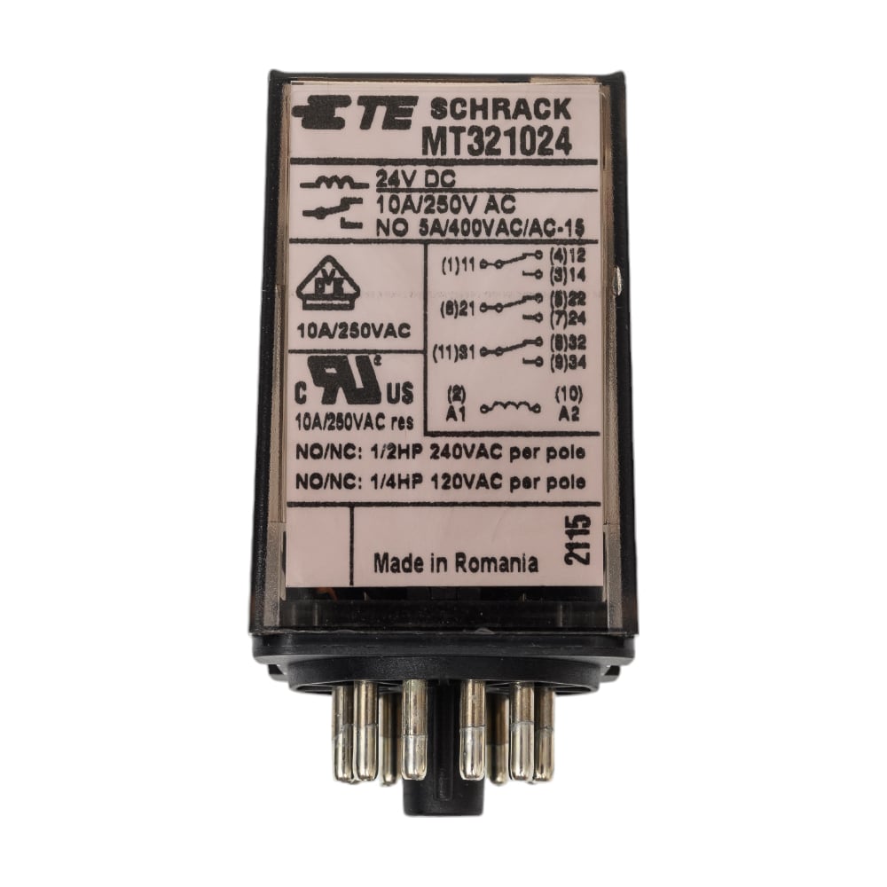 Многорежимное реле Schrack Technik МТ, 3 переключающих контакта, 11-пол ...