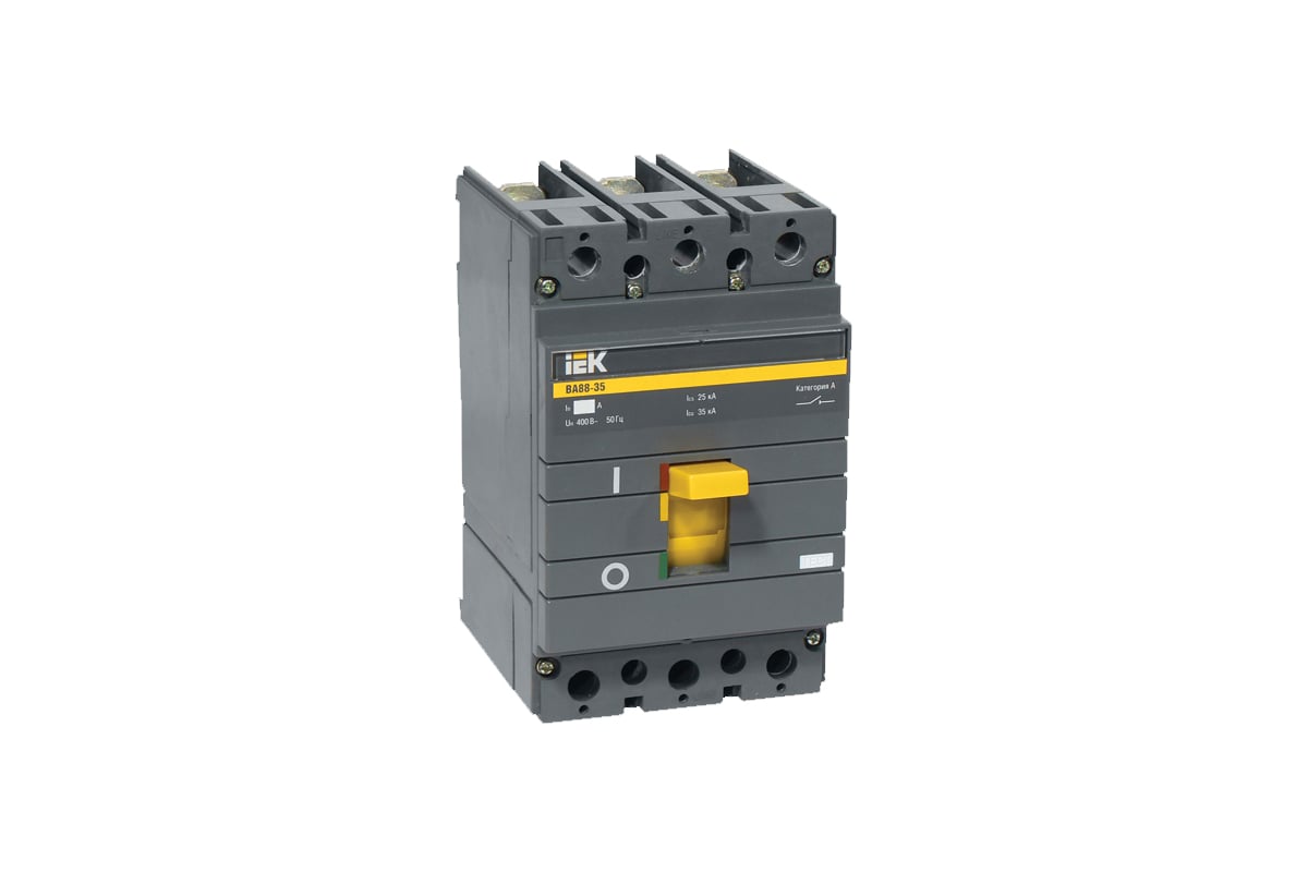 Автоматический выключатель IEK ВА88-35, 3Р, 160А, 35кА SVA30-3-0160 - выгодная цена, отзывы ...
