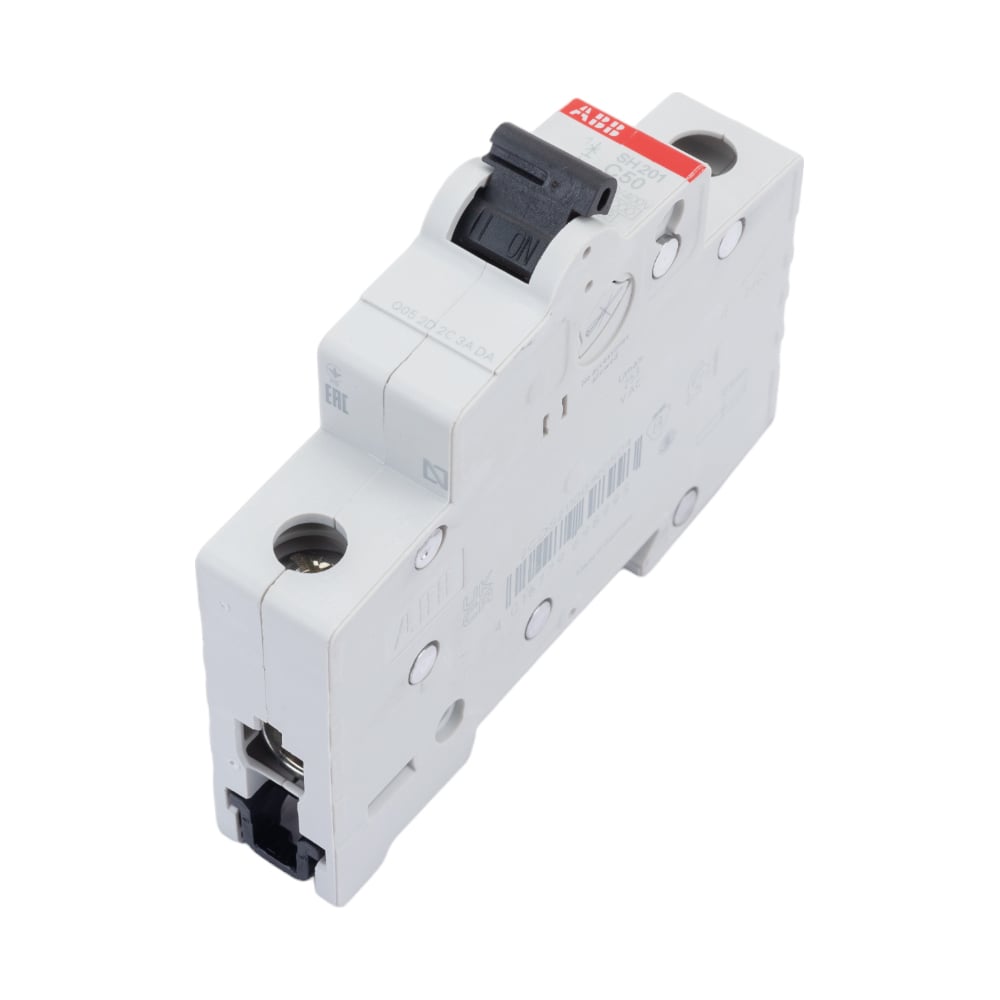 Автоматический выключатель ABB SH201 однополюсный, 50А, С, 6.0кА 2CDS211001R0504 - выгодная цена ...