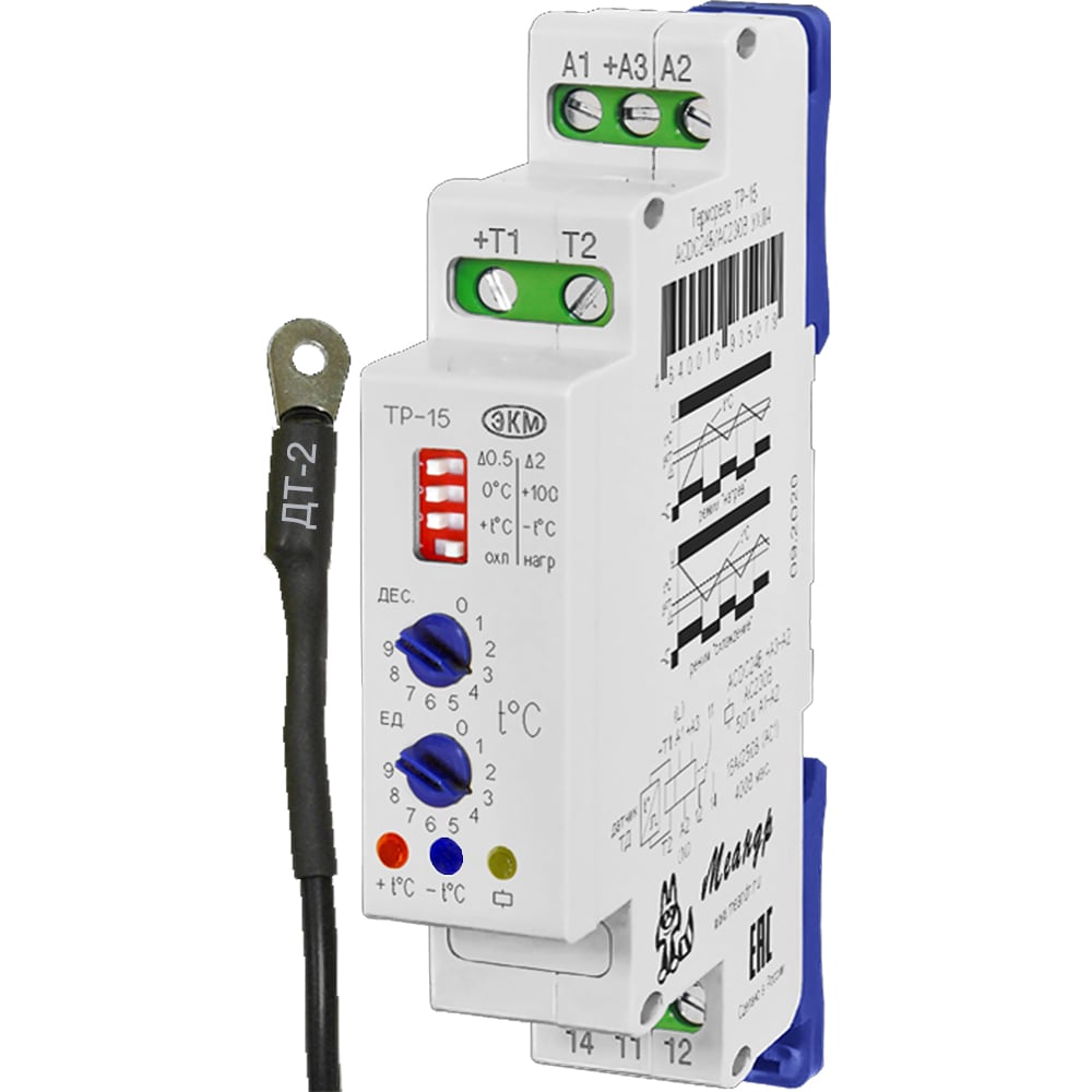Реле температурное Меандр ТР-15 ACDC24B/AC230B УХЛ4 с ТД-2 A8302 ...