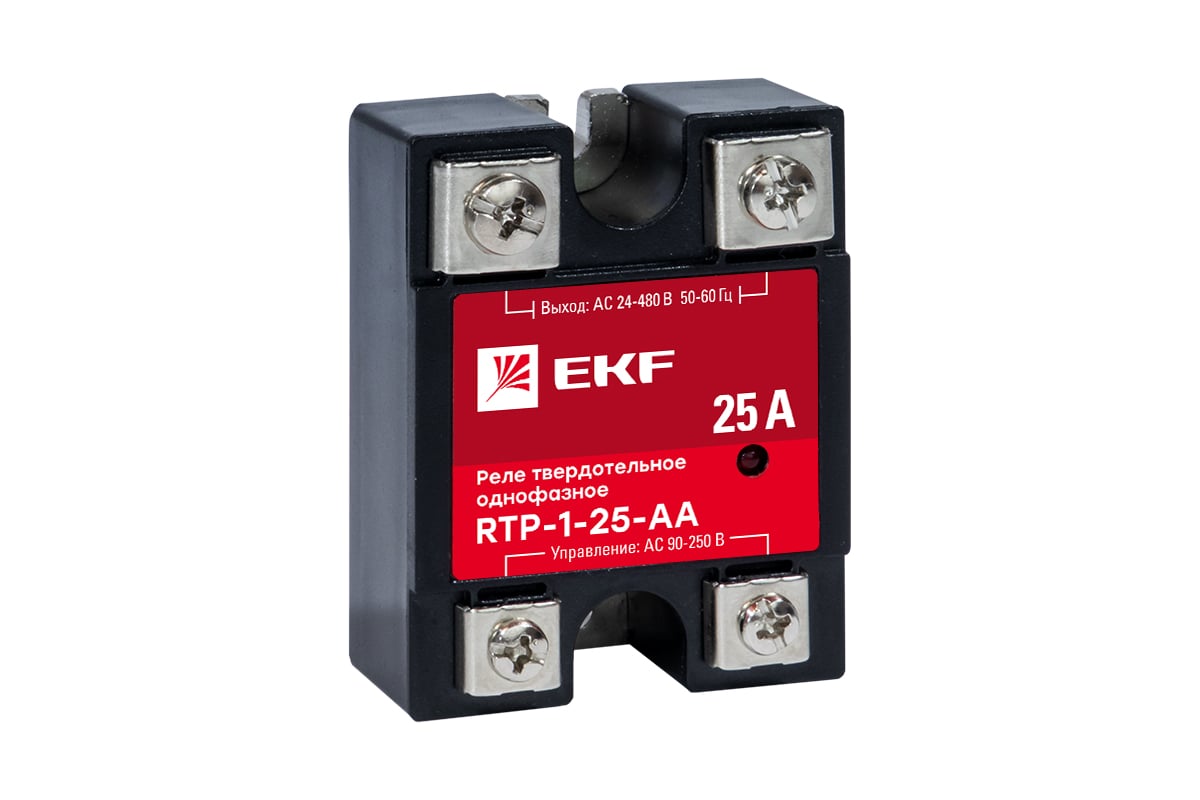 Твердотельное реле EKF однофазное RTP-25-AA PROxima rtp-1-25-aa ...