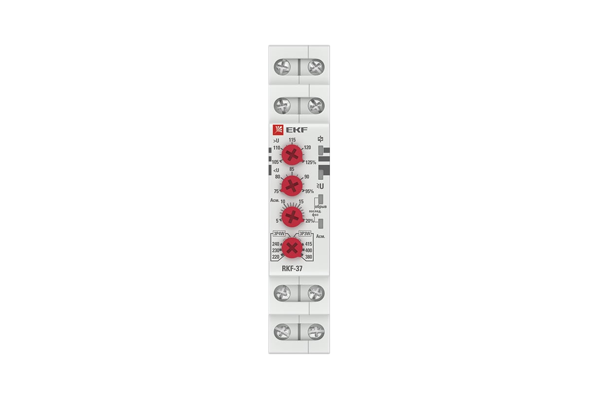 Реле контроля фаз EKF RKF-37 PROxima rkf-37 - выгодная цена, отзывы ...