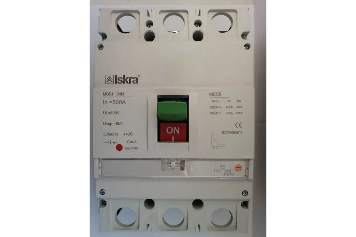 Автомат Iskra в литом корпусе MOD4-3NM-500 УТ-00019778 - выгодная цена ...