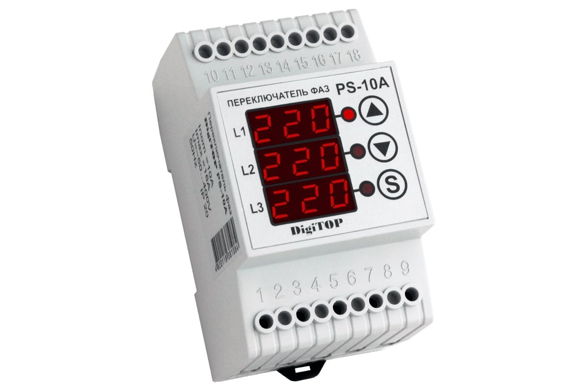 Переключатель фаз DigiTOP PS-10A - выгодная цена, отзывы ...