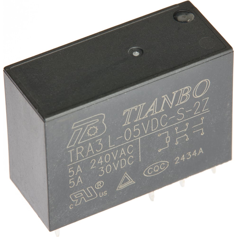 Реле электромагнитное Tianbo RELAY (25 шт/упак) TRA3-L-5VDC-S-2Z 76372 ...