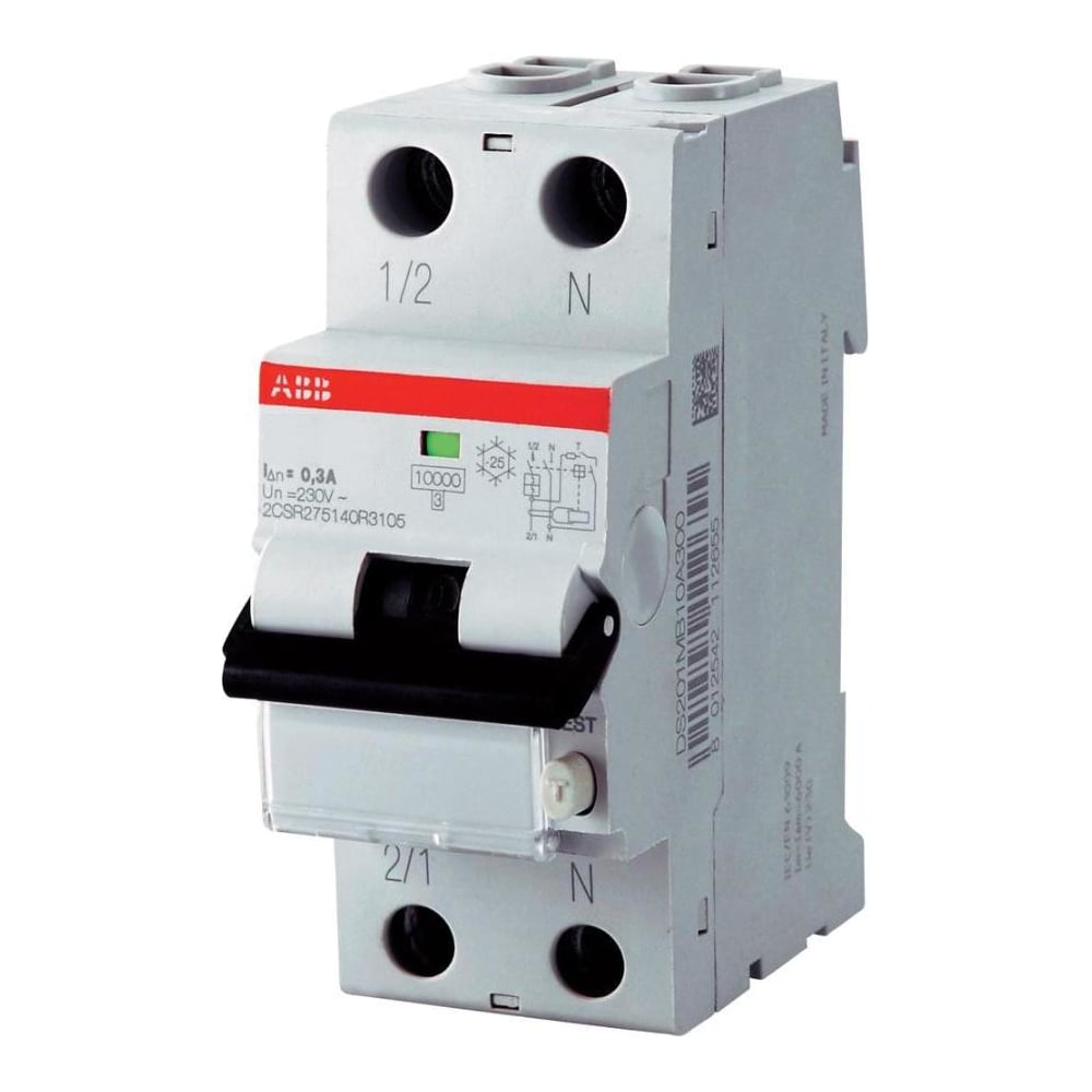 Автоматический выключатель дифференциального тока ABB DS201 C20 A30 2CSR255180R1204 - выгодная ...