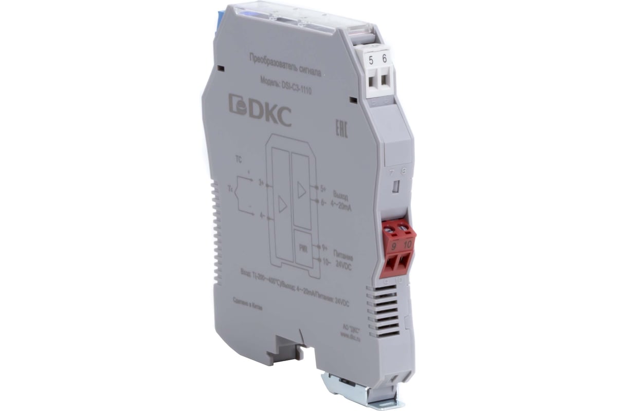 Преобразователь сигнала DKC DSI, 1 вход TC тип T, 1 выход 4 20 мА 1 шт ...