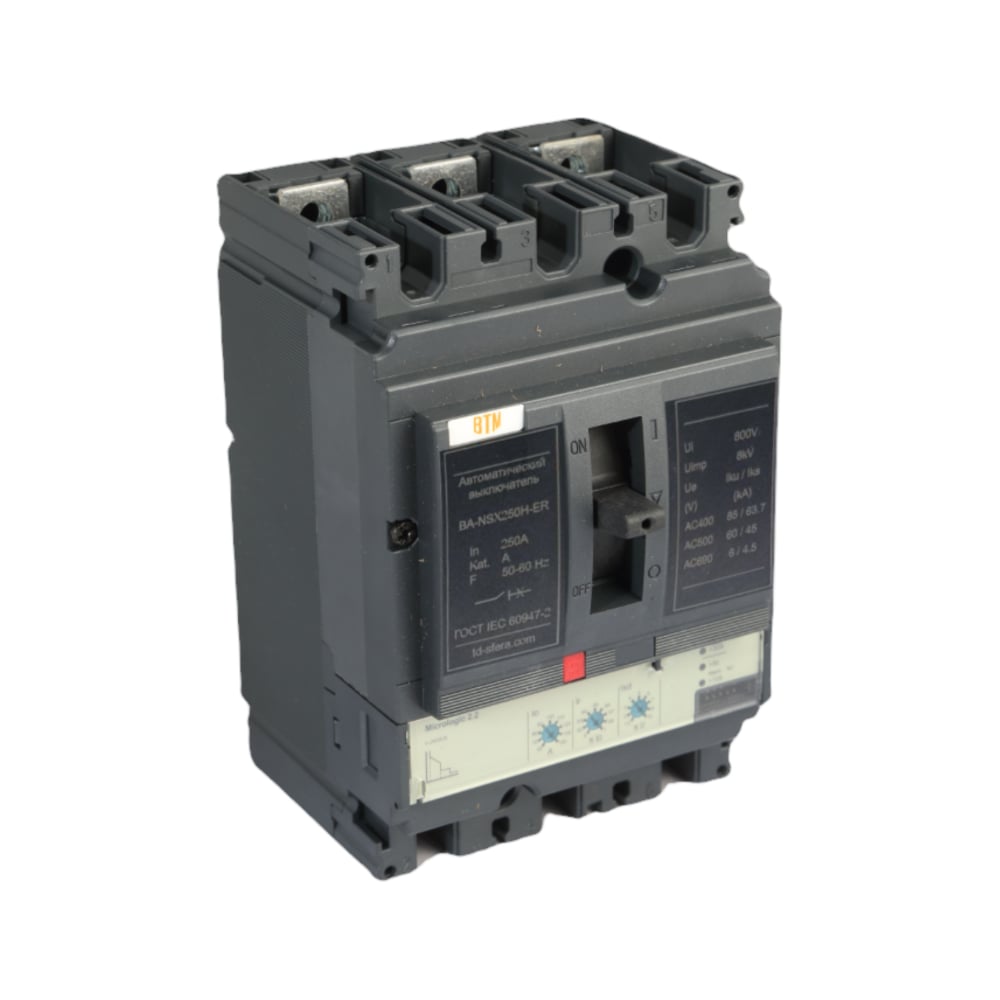 Выключатель автоматический ВТМ ВА-NSX250H-ER-3P(100-250A) ВТМ00092971 ...