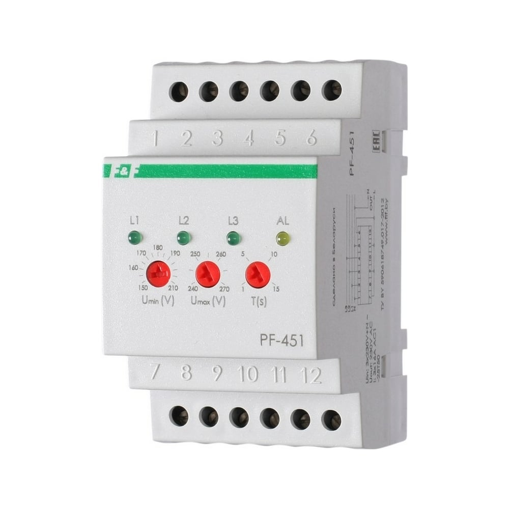 Автоматический переключатель фаз Евроавтоматика F&F PF-451 EA04.005.003 - выгодная цена, отзывы ...