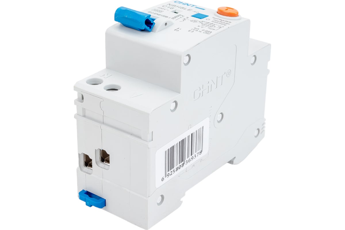 Автоматический выключатель дифференциального тока CHINT 1п+N C 16А 30мА ...