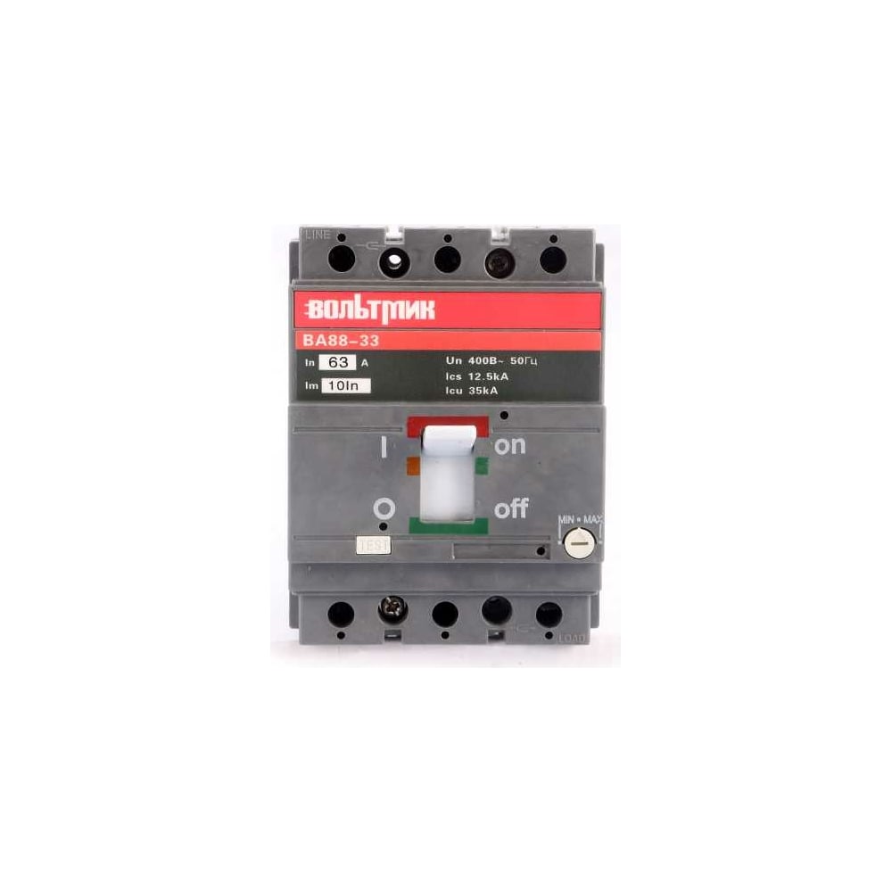Автоматический выключатель ВТМ (S) ВА 88-33 3Р, 63А, 35кА ВТМ00027874 ...