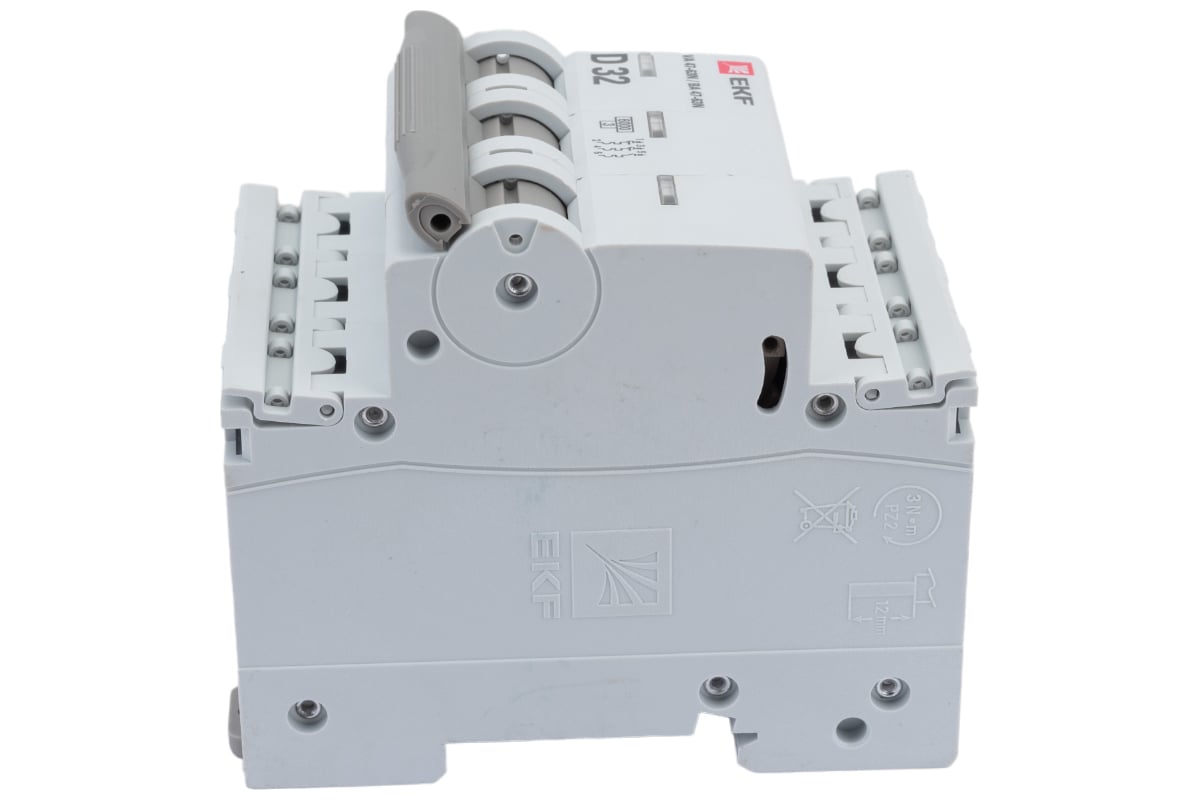 Автоматический выключатель EKF 3P 32А (D) 6кА ВА 47-63N PROxima ...