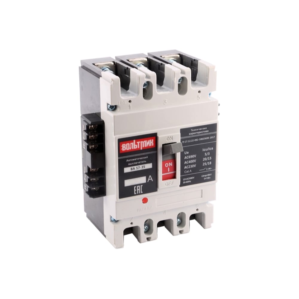 Автоматический выключатель ВТМ (S) ВА 57-35 341815 250А 2500 (НР-380АС ...