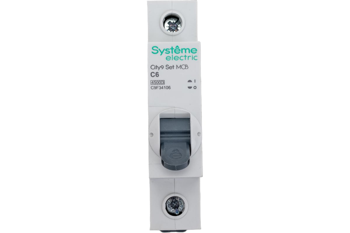 Автоматический выключатель Systeme Electric City9 set ав с 6а 1p 4.5ka ...