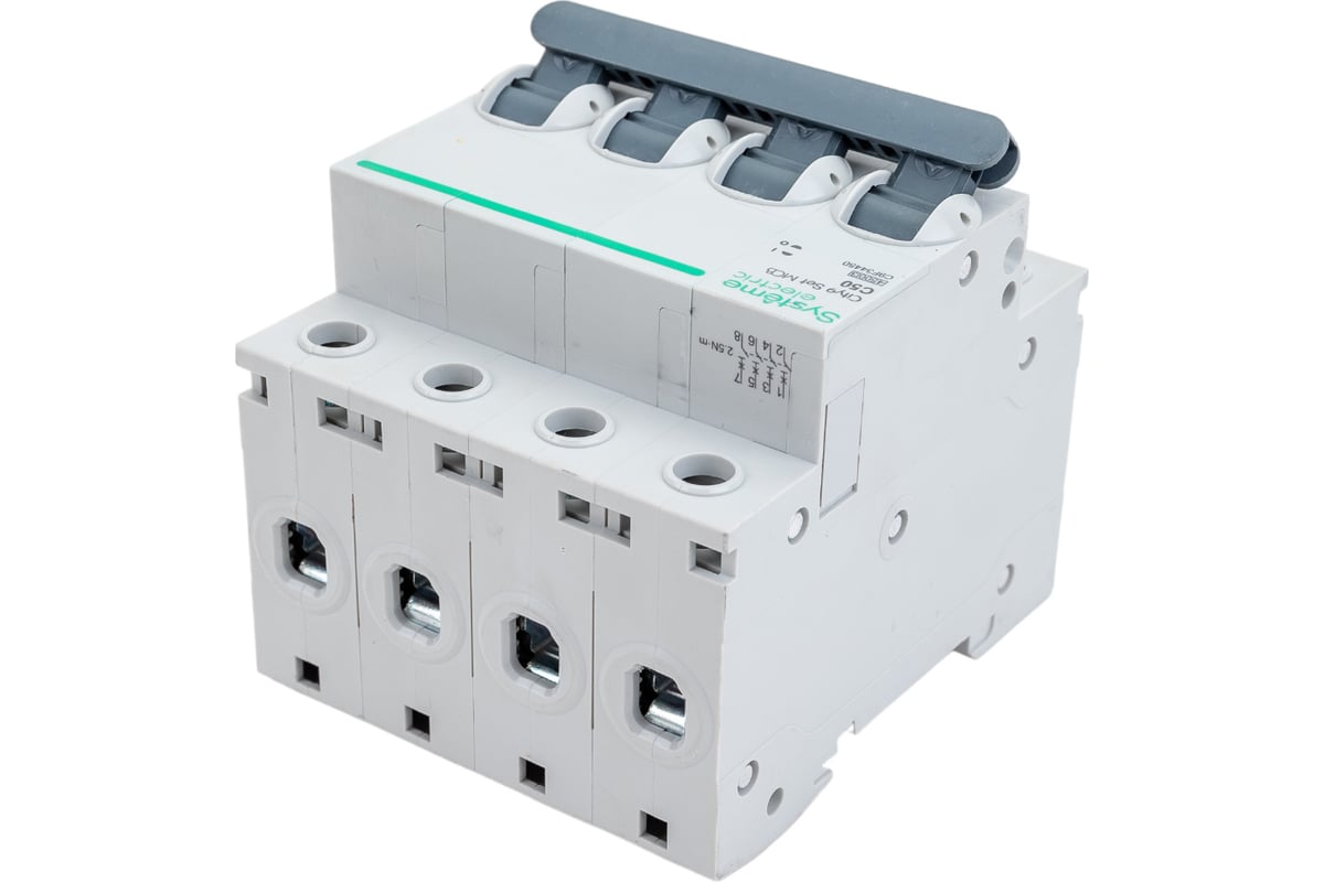 Автоматический выключатель Systeme Electric City9 set ав с 50а 4p 4.5ka ...