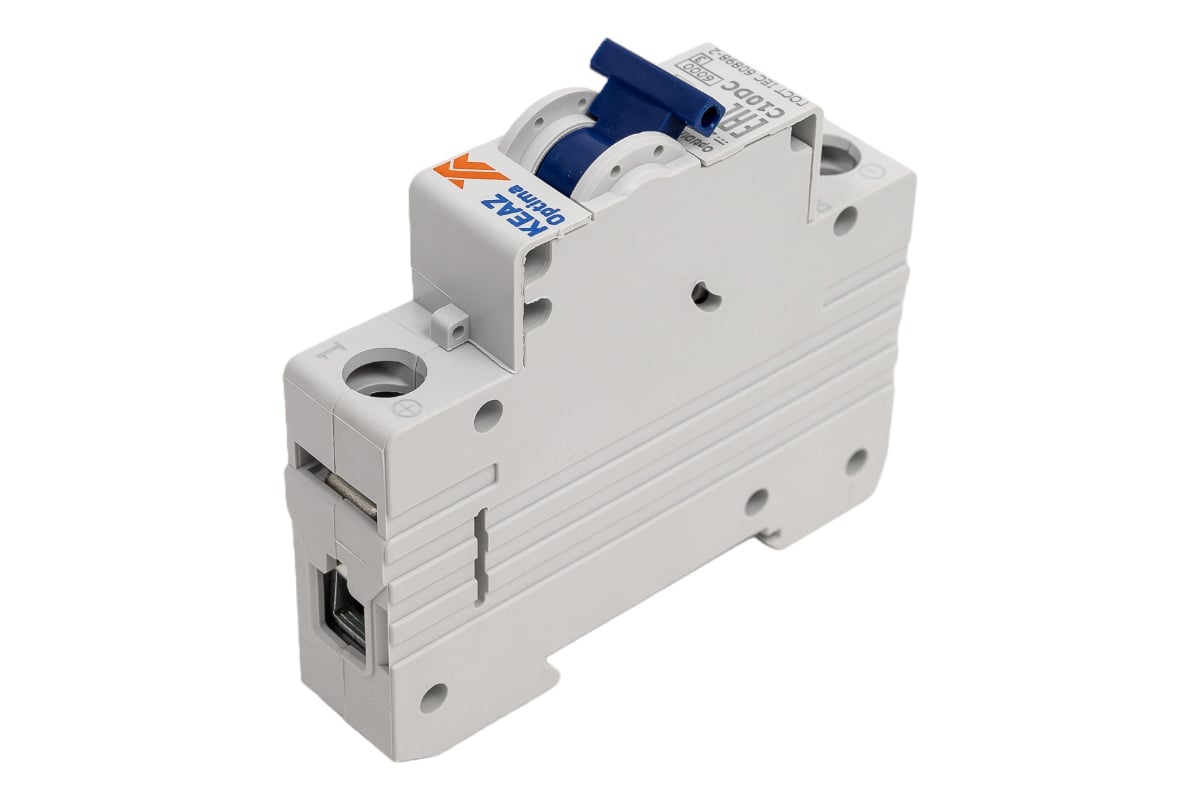 Автоматический модульный выключатель КЭАЗ 1п C 10А OptiDin BM63-1C10-DC-УХЛ3 261157 - выгодная ...