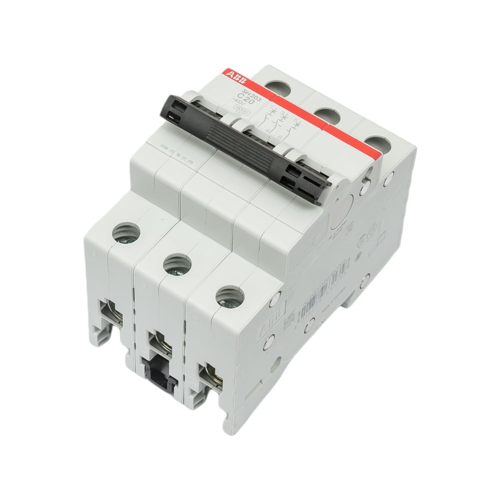 Автоматический выключатель ABB 3-полюсной sh203 c 20 2CDS213001R0204 ...