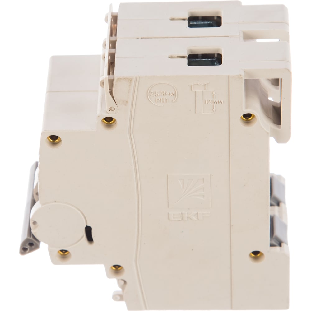 Автоматический двухполюсный выключатель EKF 6А С ВА47-63 4.5кА PROxima ...