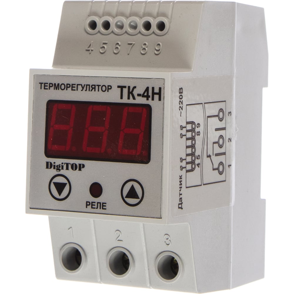 Терморегулятор DigiTOP ТК-4н - выгодная цена, отзывы, характеристики, фото - купить в Москве и РФ