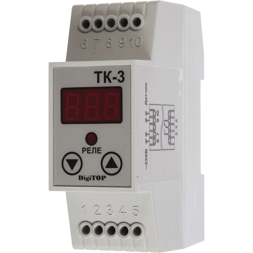 Терморегулятор DigiTOP ТК-3 - выгодная цена, отзывы, характеристики, фото - купить в Москве и РФ