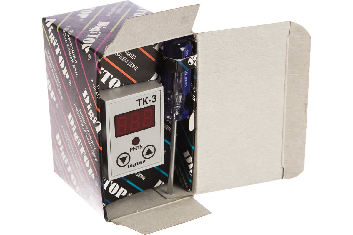Терморегулятор DigiTOP ТК-3 - выгодная цена, отзывы, характеристики ...