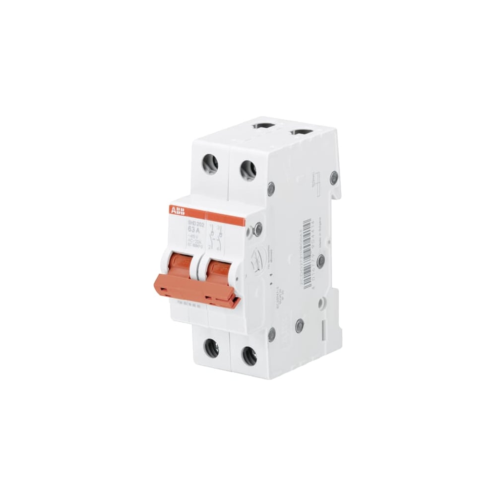 Рубильник ABB 2 полюса SD202/40 рычаг красный 2CDD282101R0040 - выгодная цена, отзывы ...