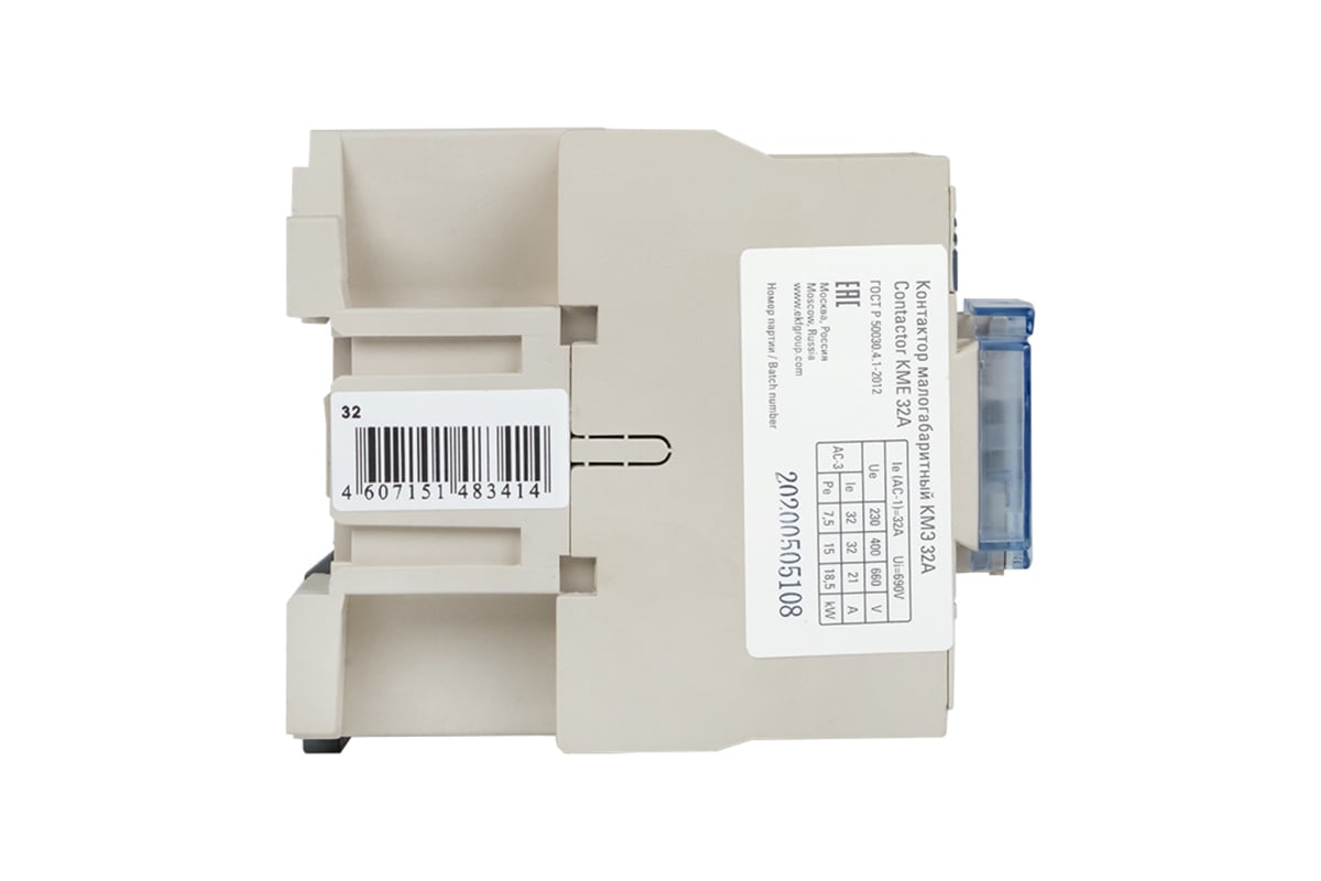 Магнитный пускатель EKF КМЭ 32А ~380В малогабаритный 1NO ctr-s-32-380 - выгодная цена, отзывы ...