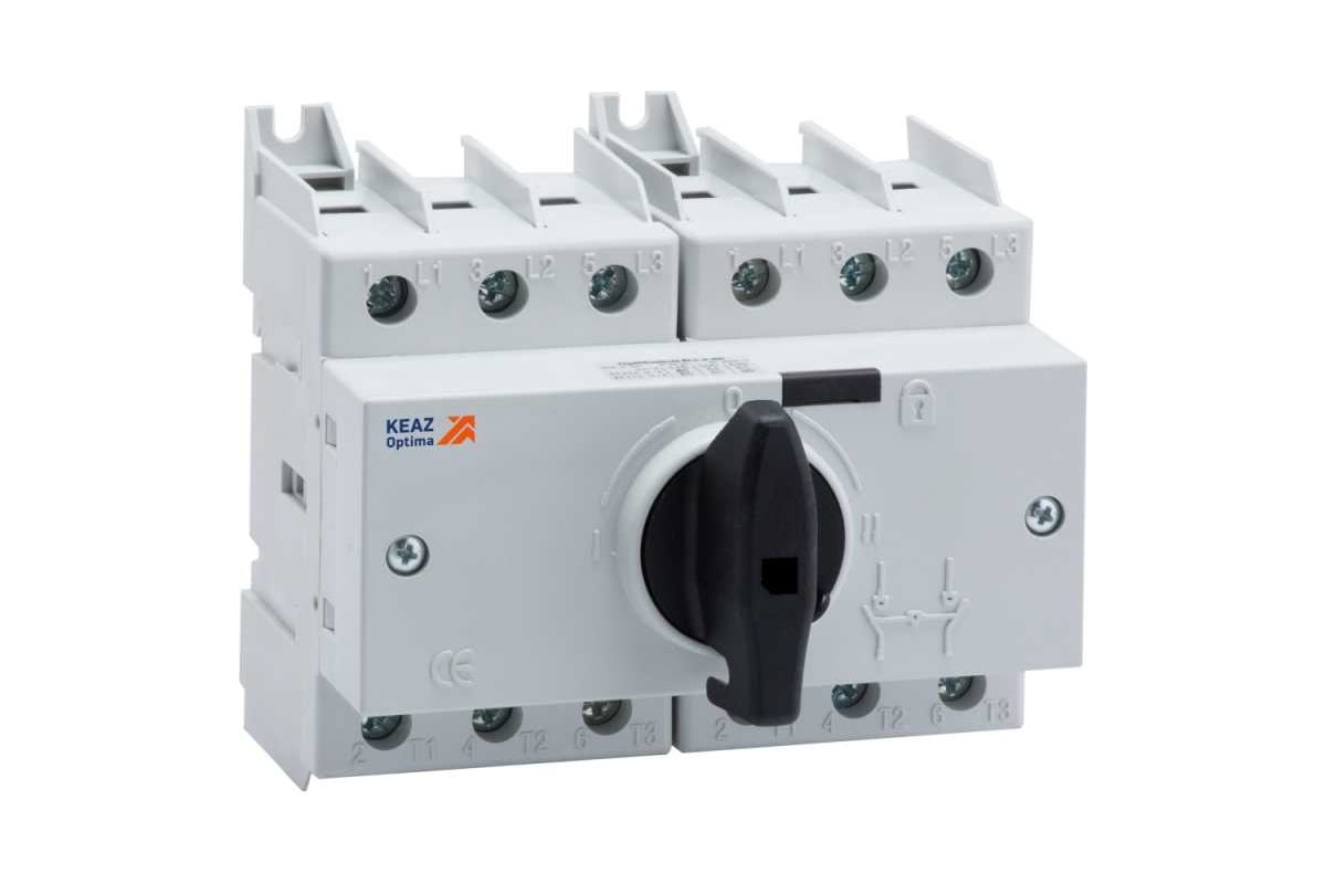 Выключатель-разъединитель КЭАЗ реверсивный OptiSwitch DI-25-3C 332079 ...