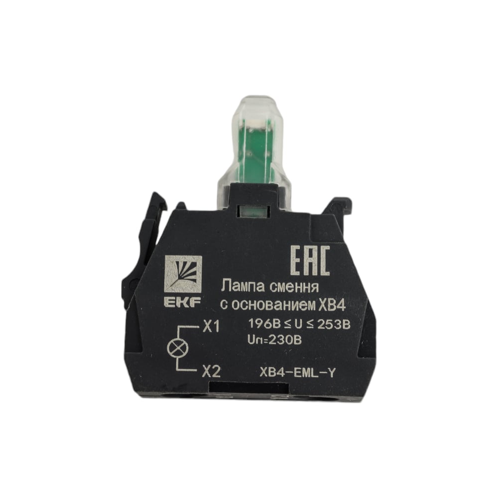 Лампа EKF сменная, c основанием, XB4, желтая, 230В, 10 шт. PROxima SQ - выгодная цена, отзывы ...