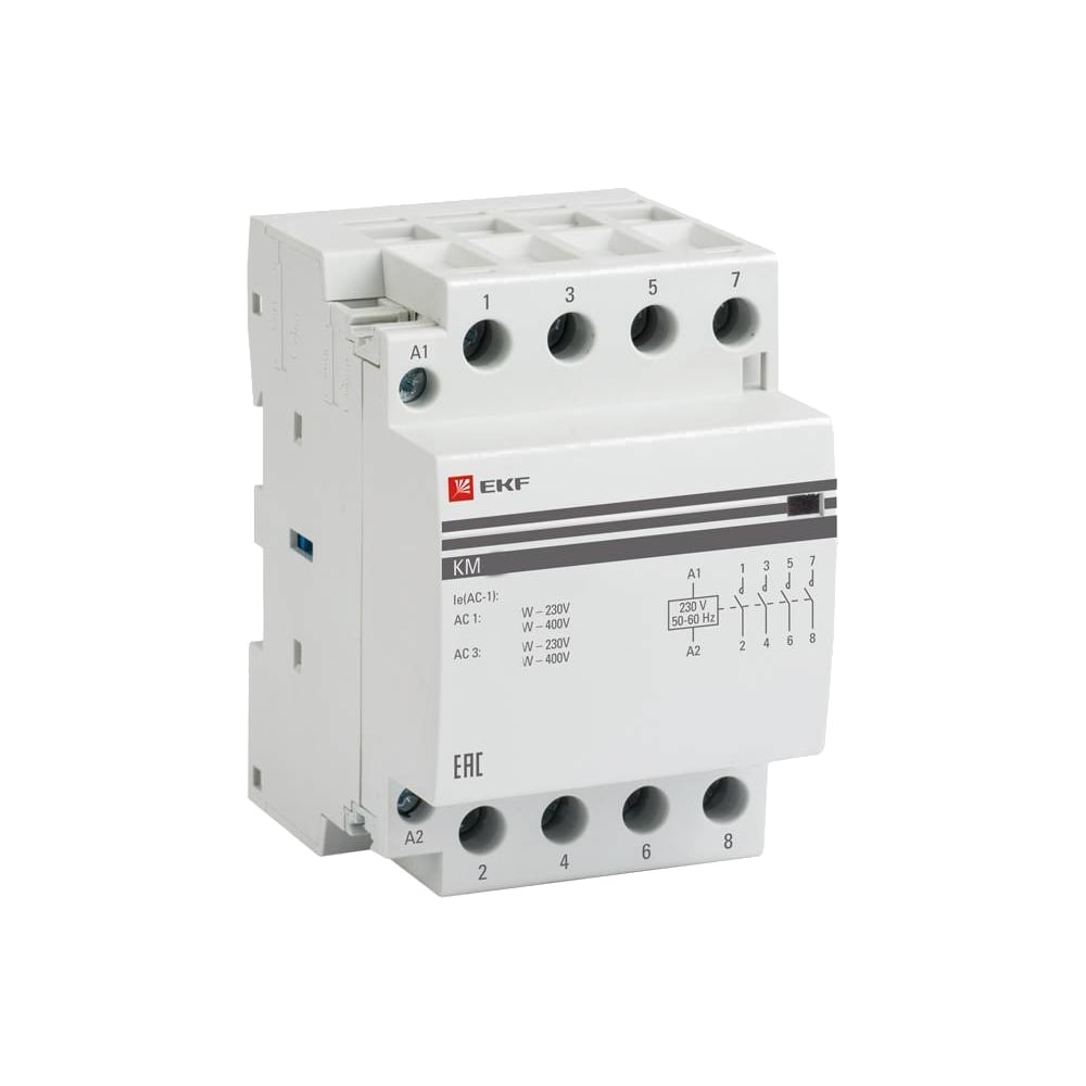 Модульный контактор EKF КМ 16А 3NО+NC PROxima km-3-16-31 - выгодная ...