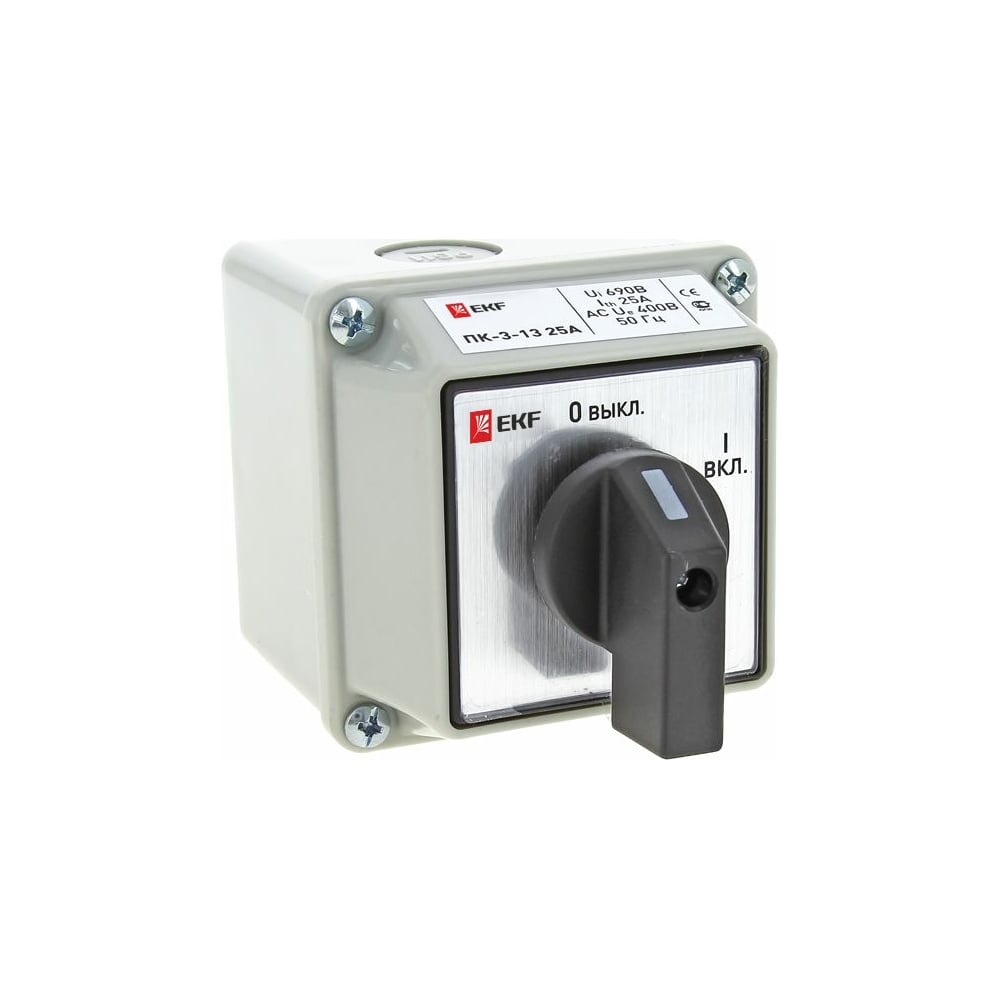 Кулачковый переключатель EKF ПК-3-13 16А 3P ВКЛ-ВЫКЛ IP54 PROxima pk-3 ...