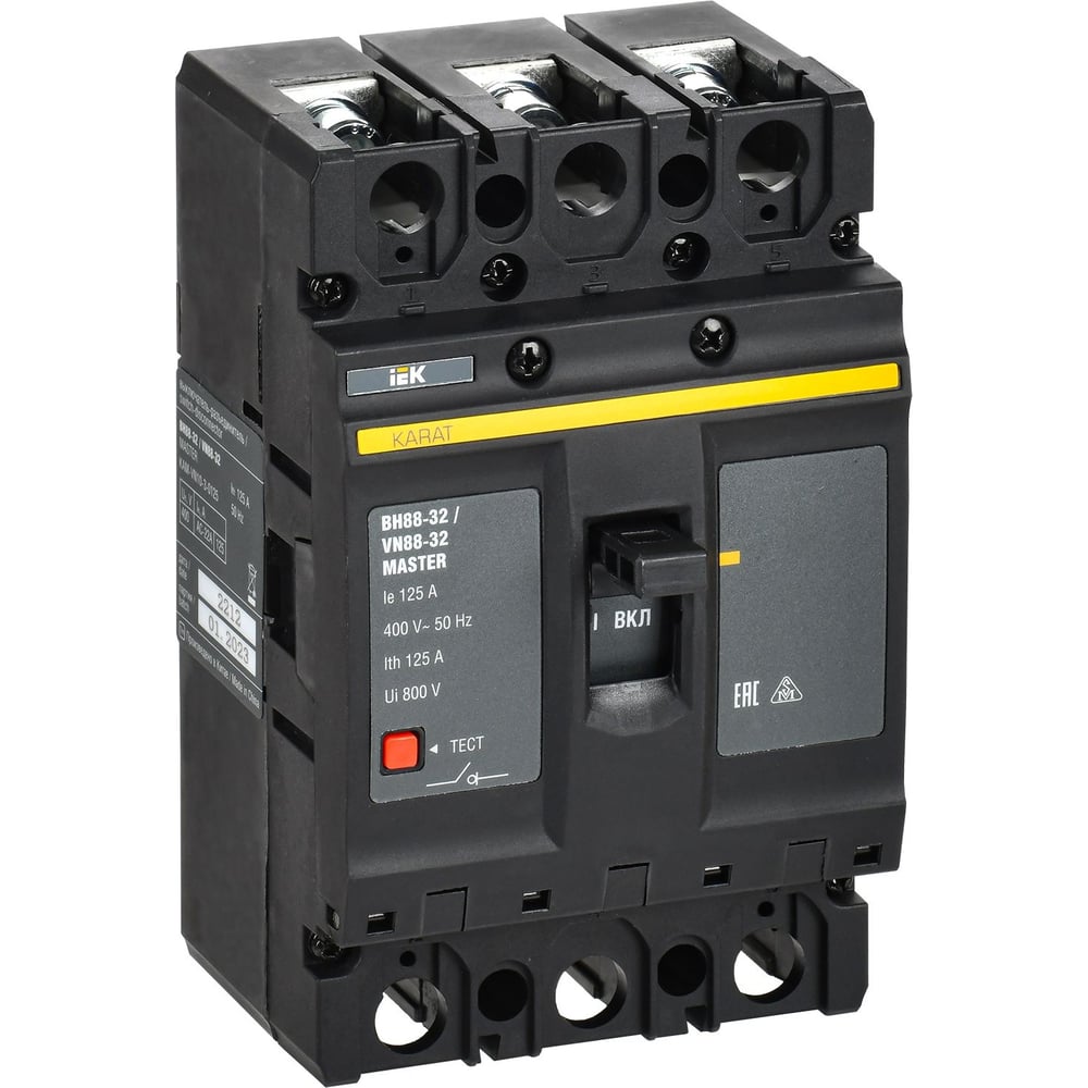 Выключатель-разъединитель IEK KARAT MASTER ВН88-32 3P 125А KAM-VN10-3-0125 - выгодная цена ...