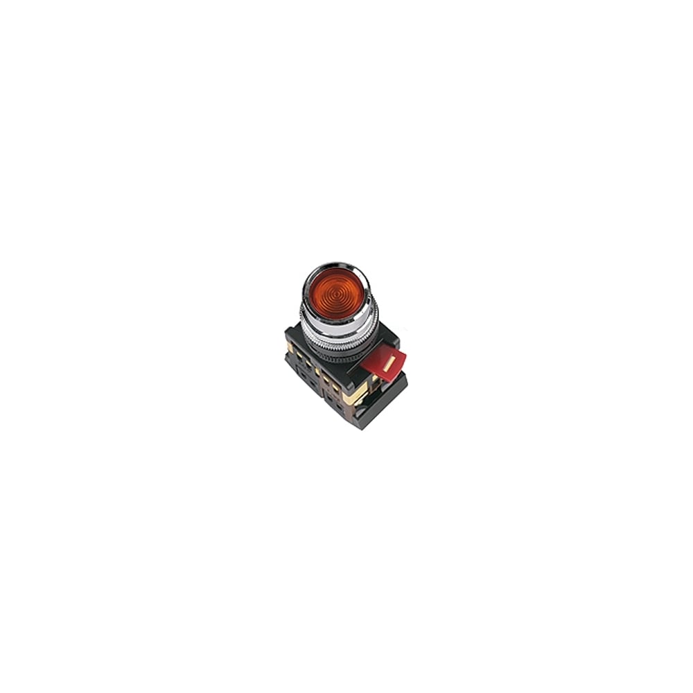 Кнопка TDM ABLFS-22, красный, d22мм, неон/230В, 1з 1р SQ0704-0008 ...