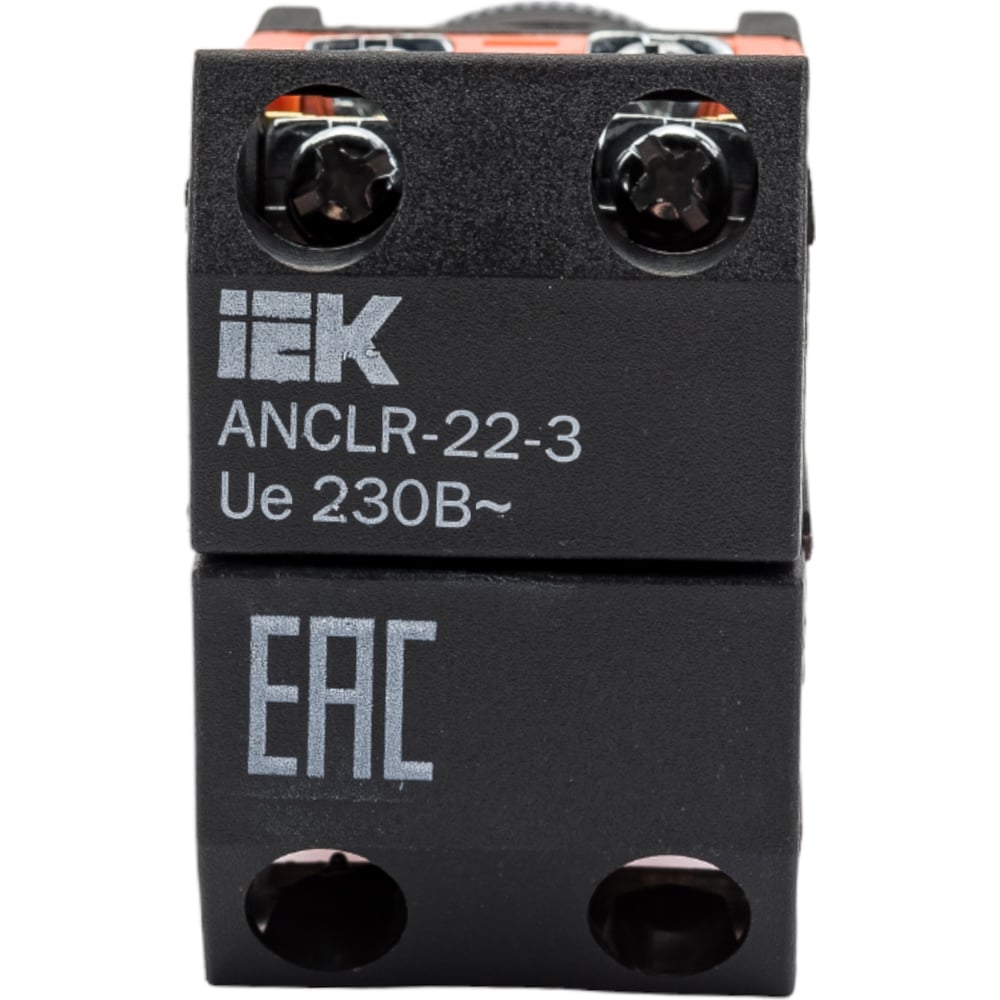 Переключатель IEK ANCLR-22-3 на 3 фиксированных положения, зеленый,1з ...
