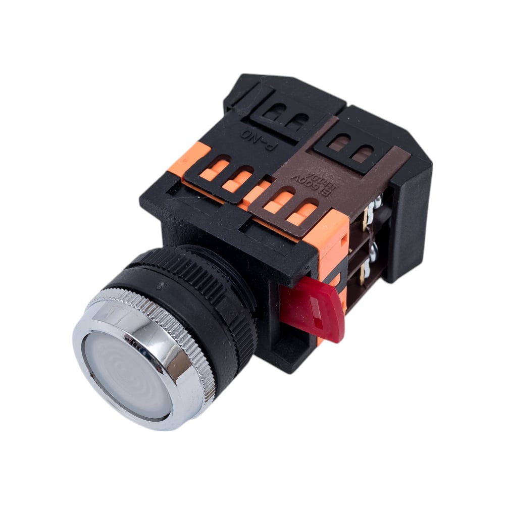 Кнопка IEK ABLFS-22 белый неон, 1з+1р, ИЭК BBT30-ABLFS-K01 - выгодная ...