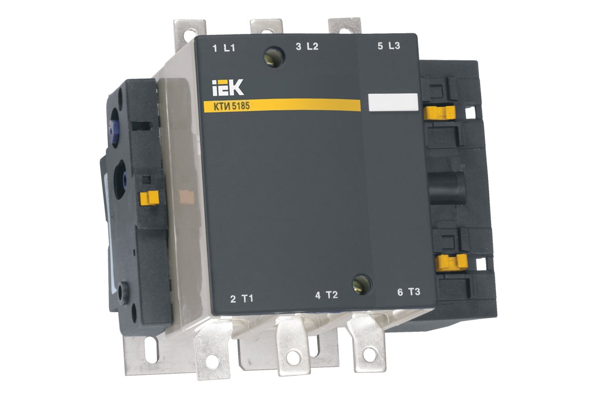 Контактор IEK КТИ-5185, 185А, 400В/АС3 KKT50-185-400-10 - выгодная цена ...