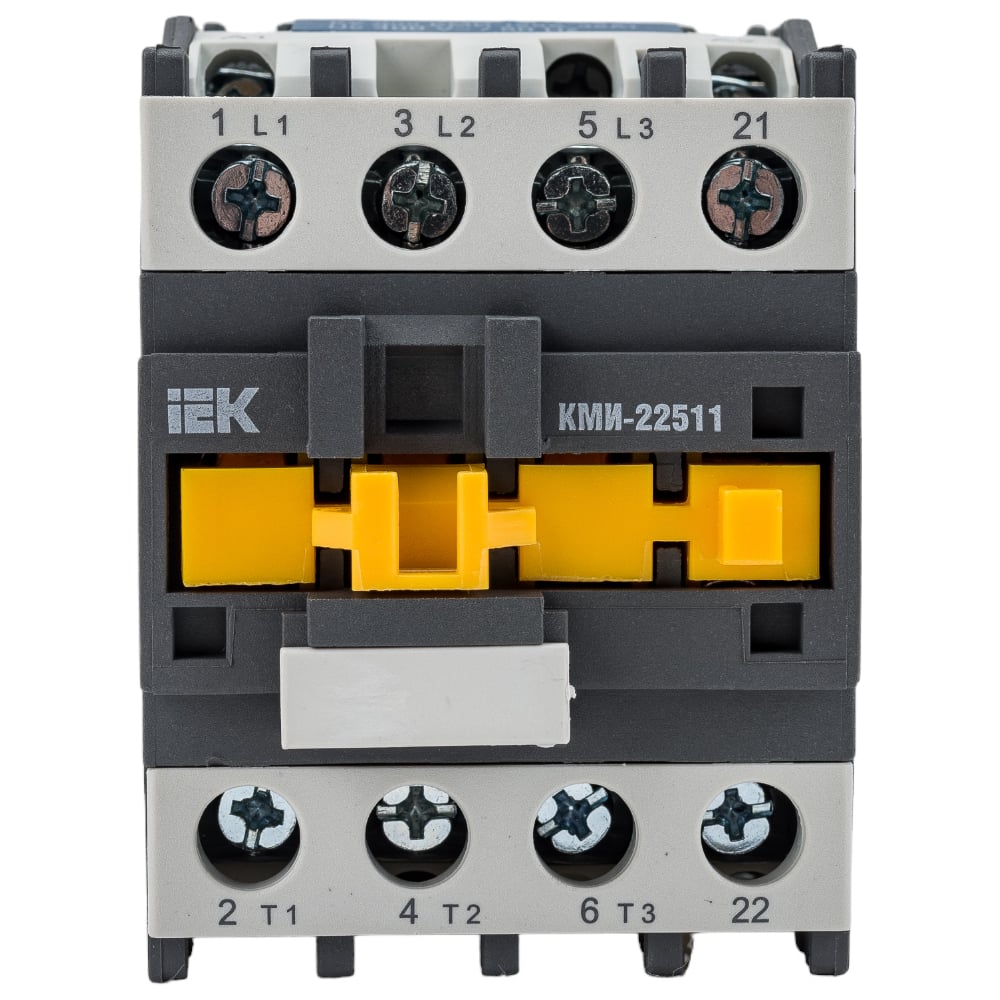 Контактор IEK КМИ-22511, 25А, 400В/АС3, 1НЗ KKM21-025-400-01 - выгодная ...