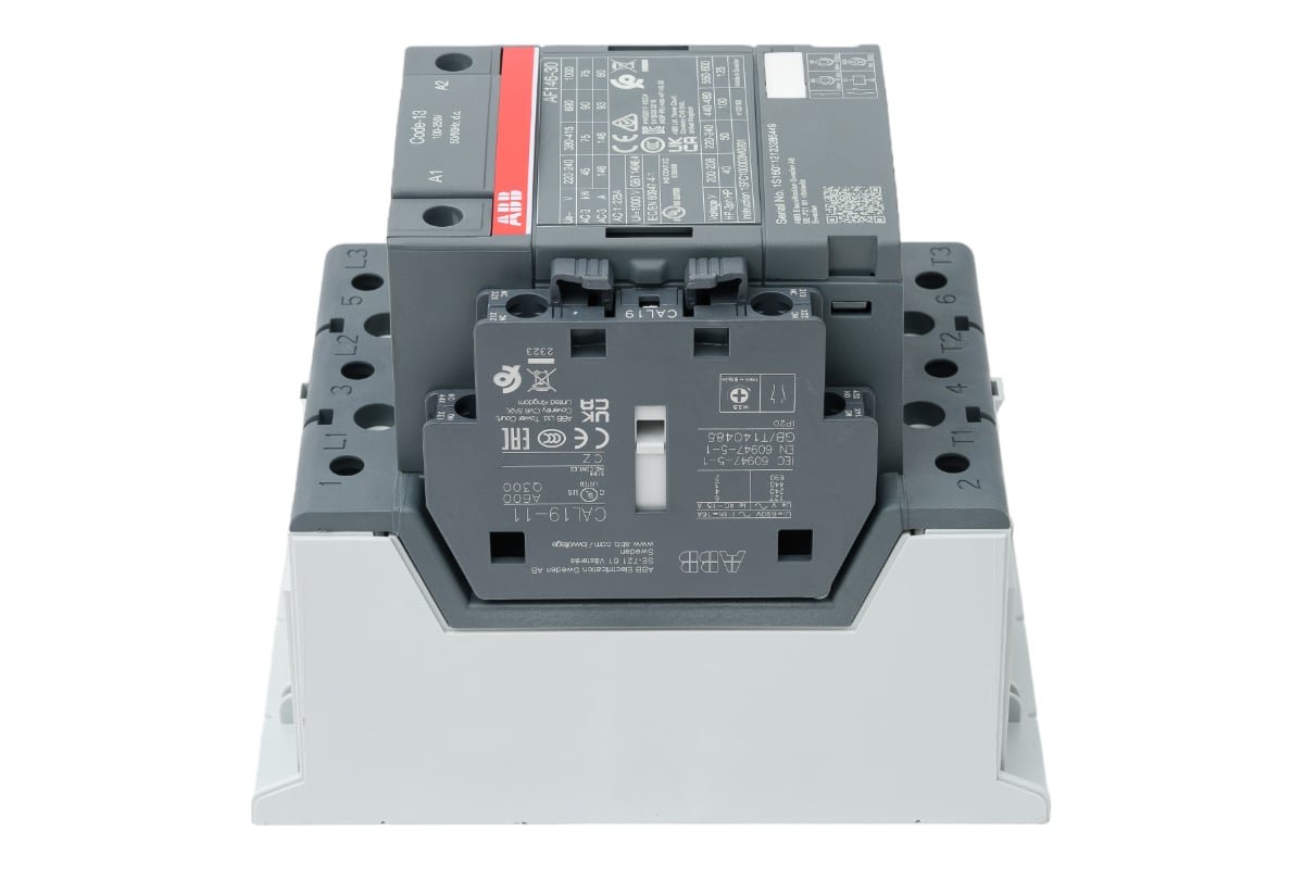 Контактор ABB AF146-30-11-13, 146А, AC3, катушка 100-250В AC/DC 1SFL467001R1311 - выгодная цена ...