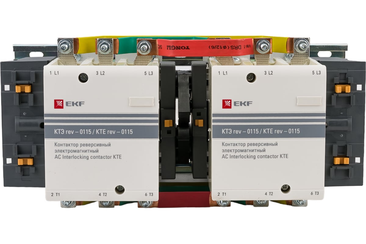 Магнитный пускатель EKF КТЭ, 115А, 230В, реверсивный, 2NO ctr-b-r-115 ...